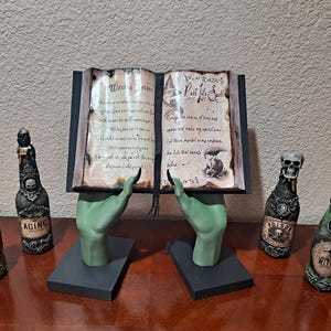 Witch Hands Spell Book Holder: Halloween Gothic Decor - Etsy