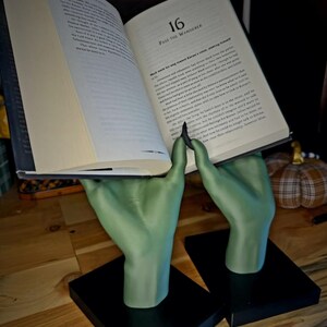 Witch Hands Spell Book Holder: Halloween Gothic Decor - Etsy