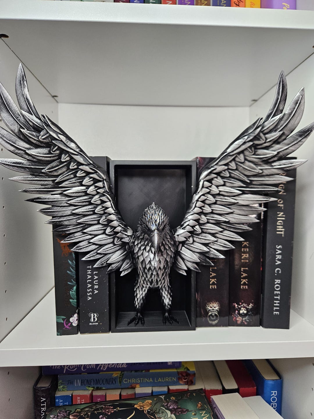 Eagle & Raven Book Nook: Wizard Bookshelf Insert Library Accent - Etsy