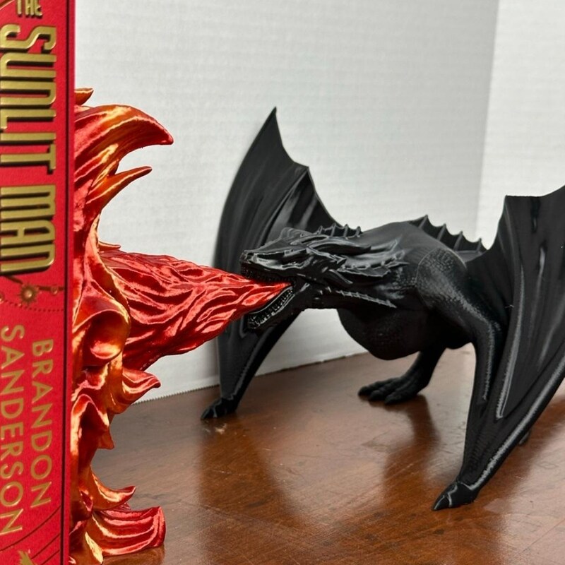 Dragon Bookends - Etsy