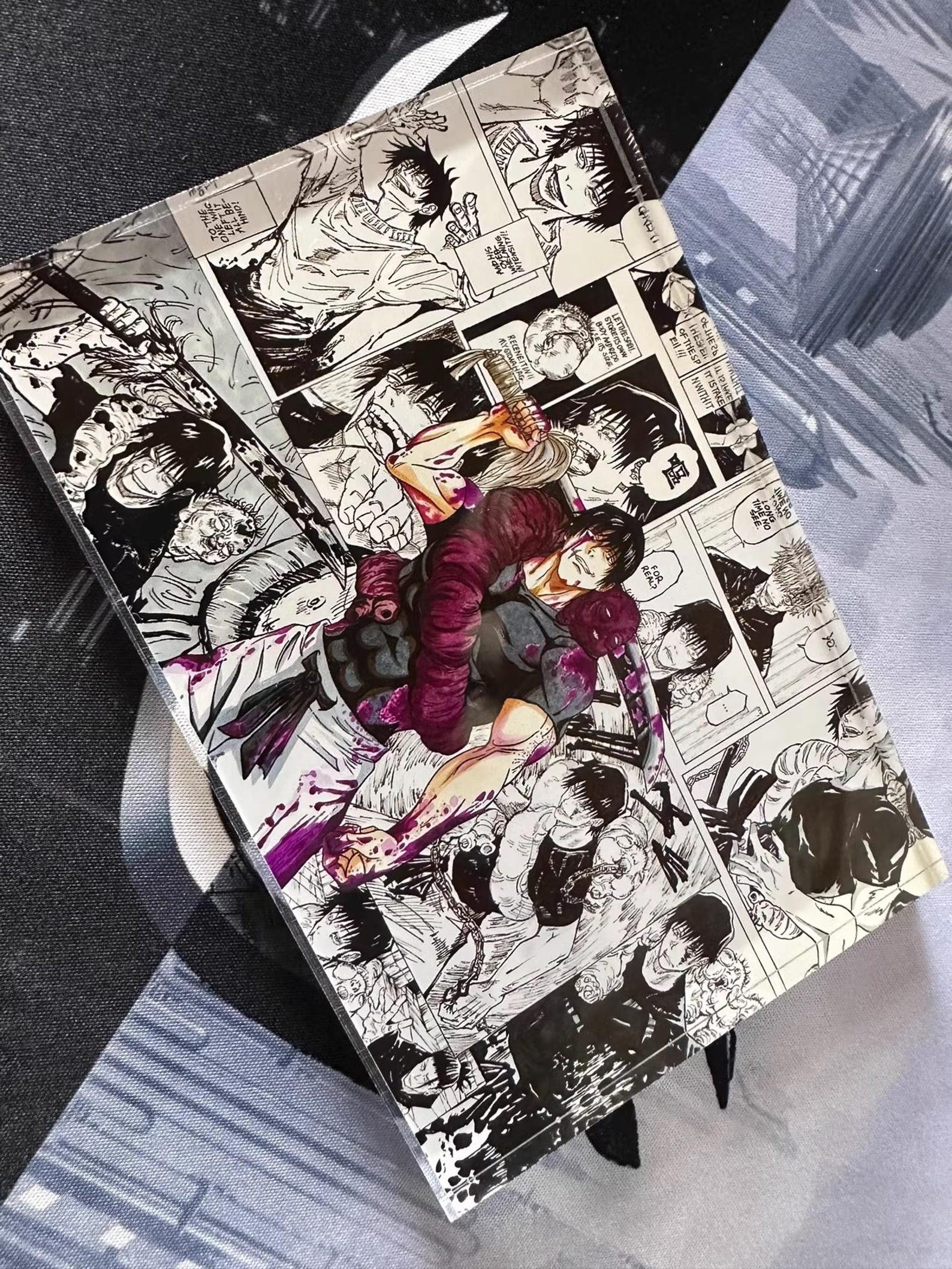 Anime Jujutsu Kaisen Fushiguro Toji DIY Cosplay Acrylic Brick Desktop ...