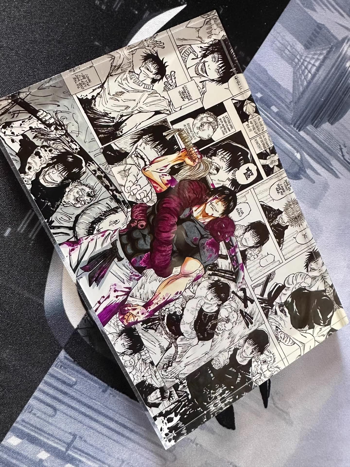 Anime Jujutsu Kaisen Fushiguro Toji DIY Cosplay Acrylic Brick Desktop ...