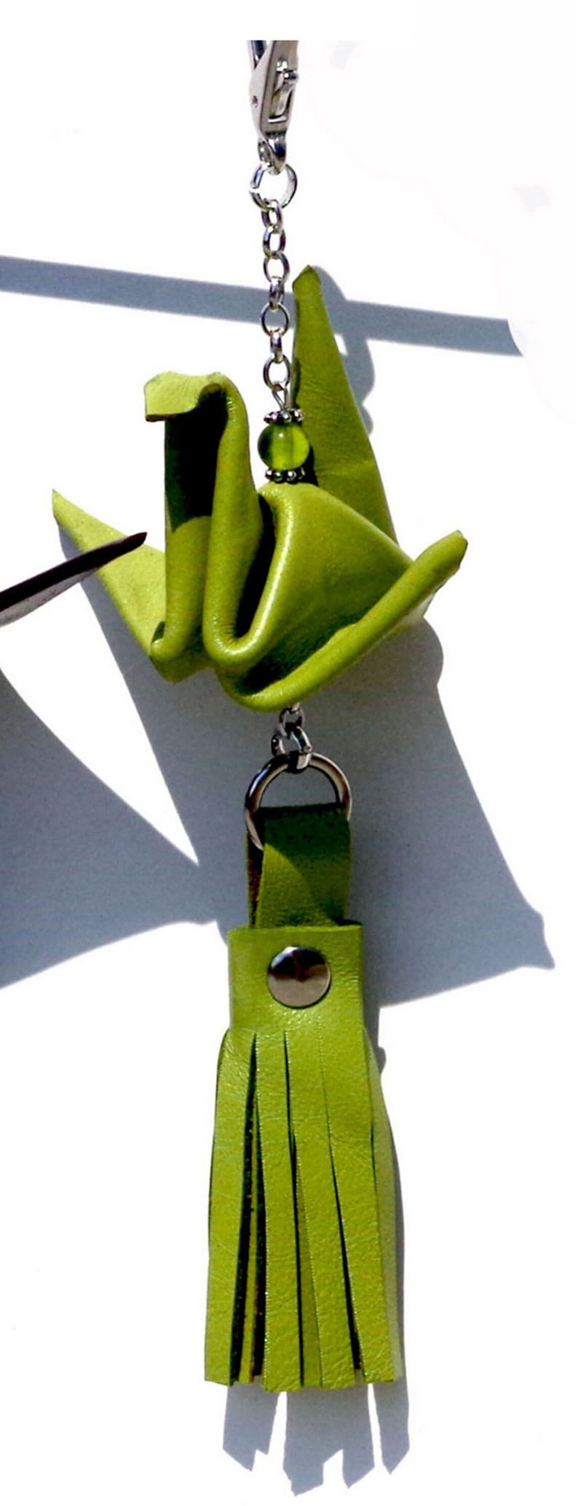 Choose Your Favorite Color Genuine Leather Origami Crane - Etsy