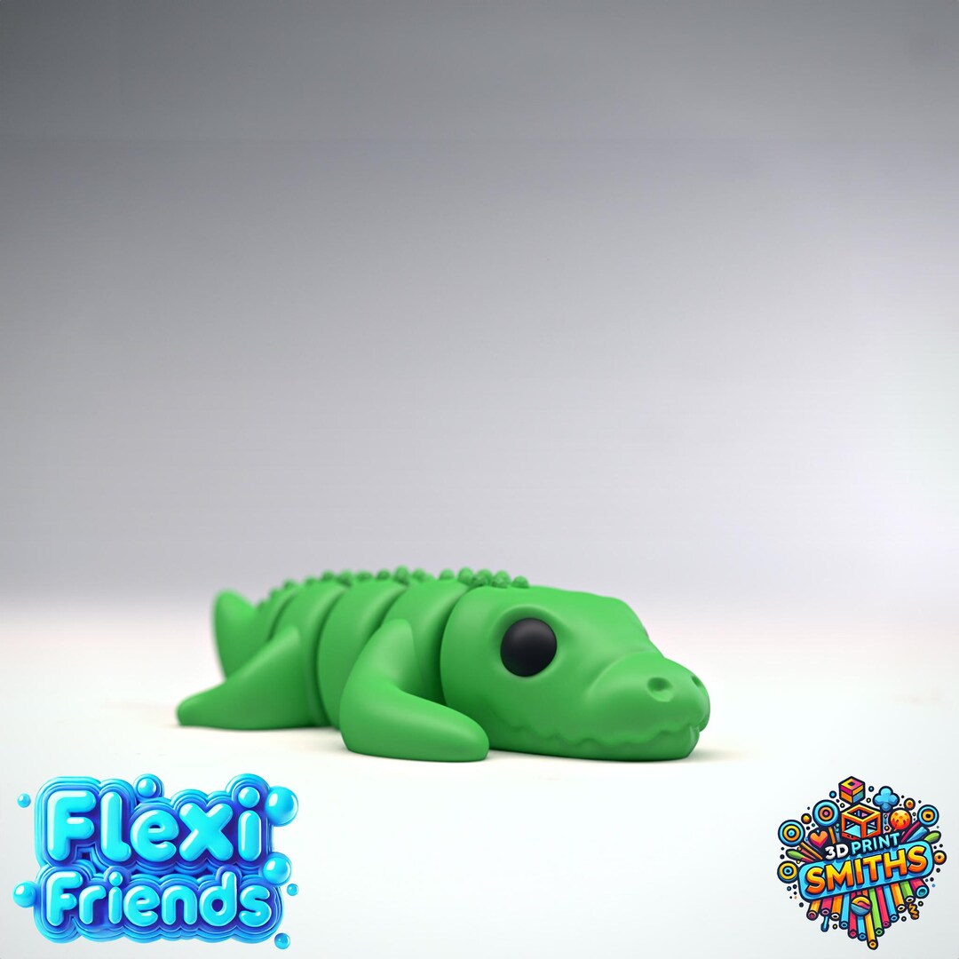 Mini Animals | Flexi Friends Baby Crocodile | Articulating Tiny Animals ...