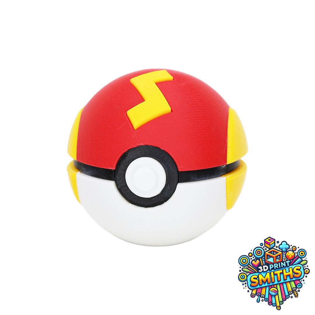 Pokémon Fast Ball Replica 3D Printed Pokéball Collectible Gamer Gift ...