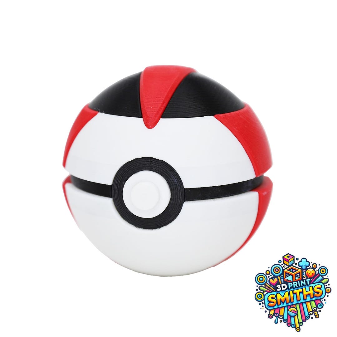Pokémon Timer Ball Replica 3D Printed Pokéball Collectible Gamer Gift ...