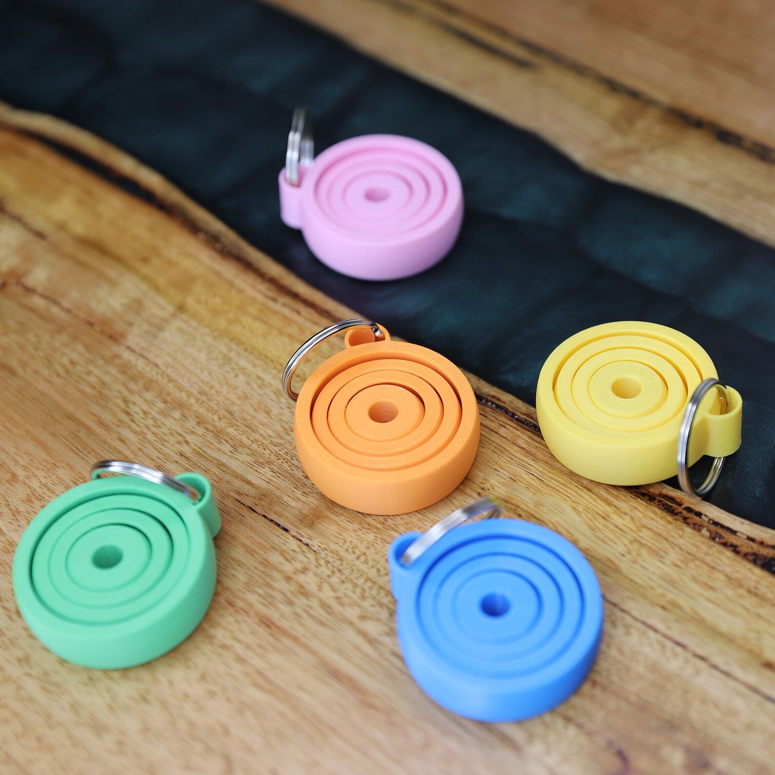 Functional Spinning Gyro Keychain | 3D Printed Fidget Toy | Stress ...