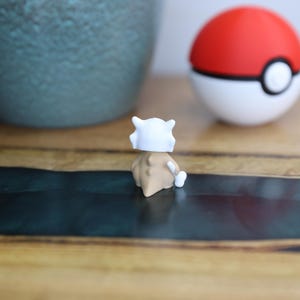 Chibi Cubone 3D Printed Figurine Cute Pokemon Model Keychain Option ...