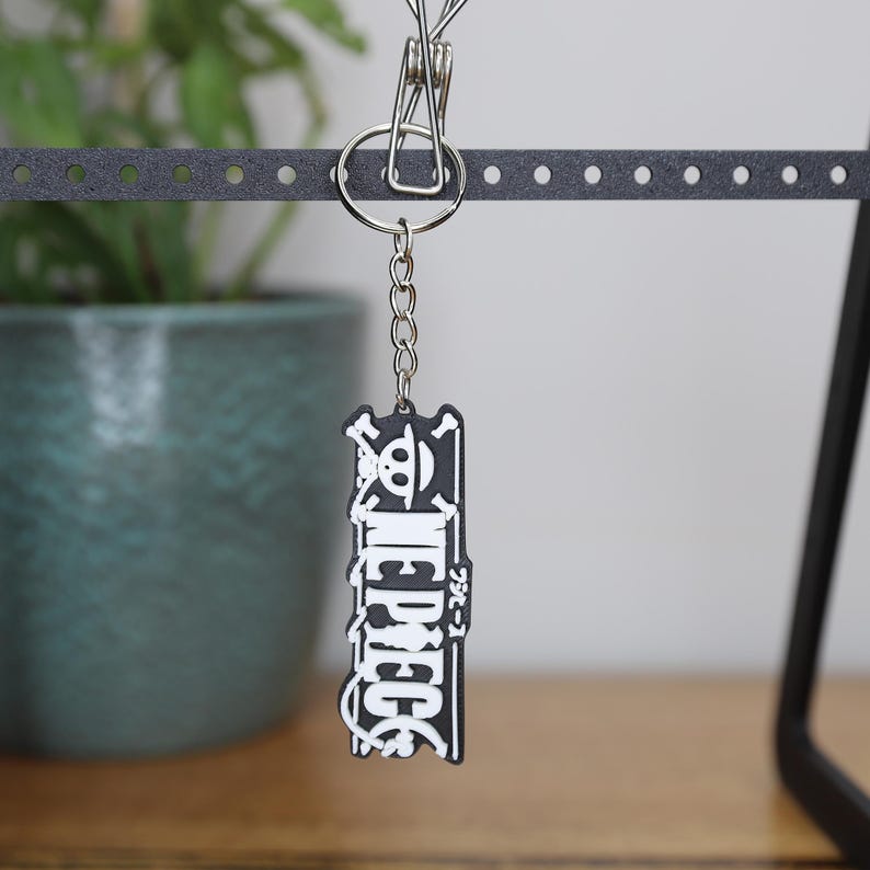 One Piece Anime Logo Keychain | 3D Printed | Iconic Design | Eco ...