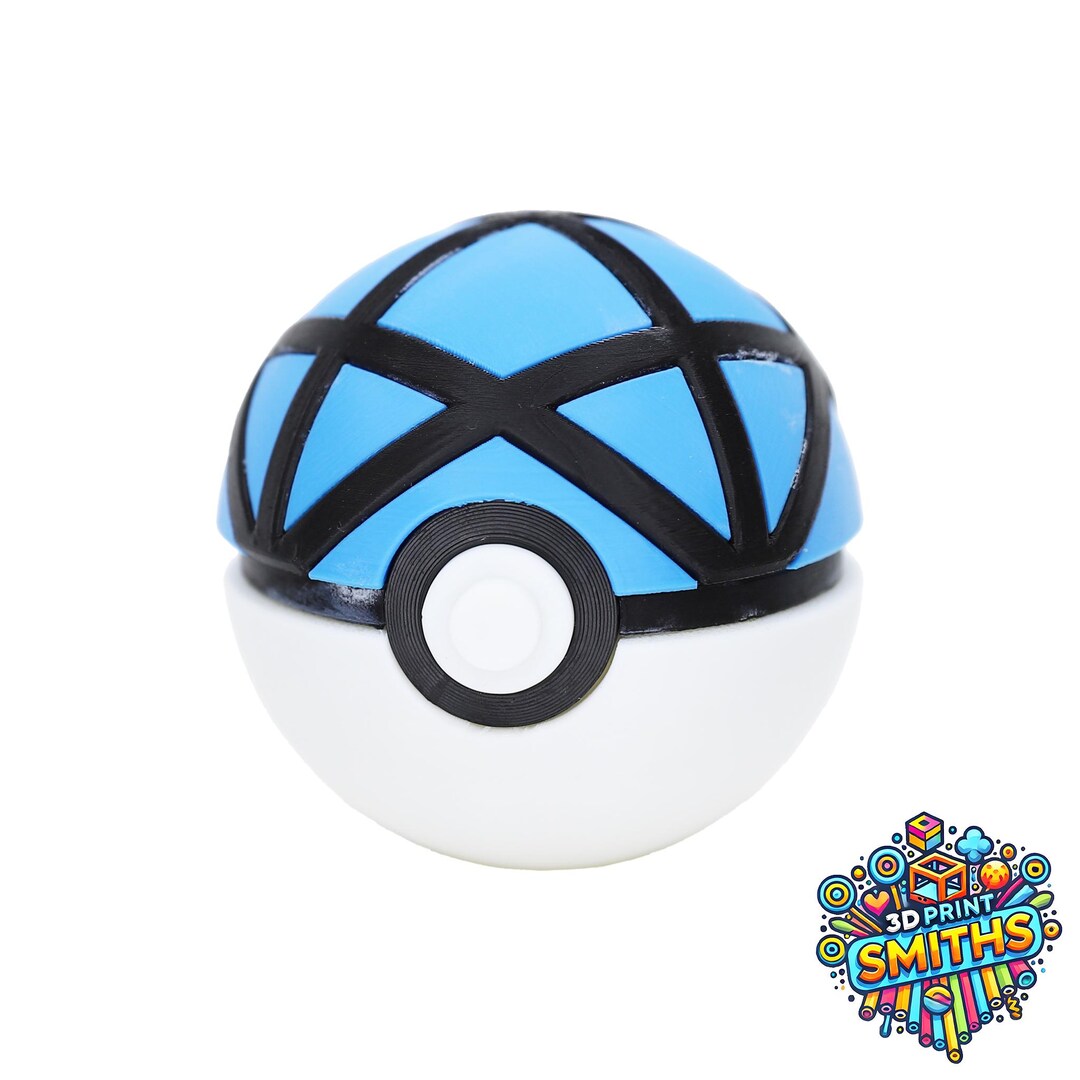 Pokémon Net Ball Replica 3D Printed Pokéball Collectible Gamer Gift ...