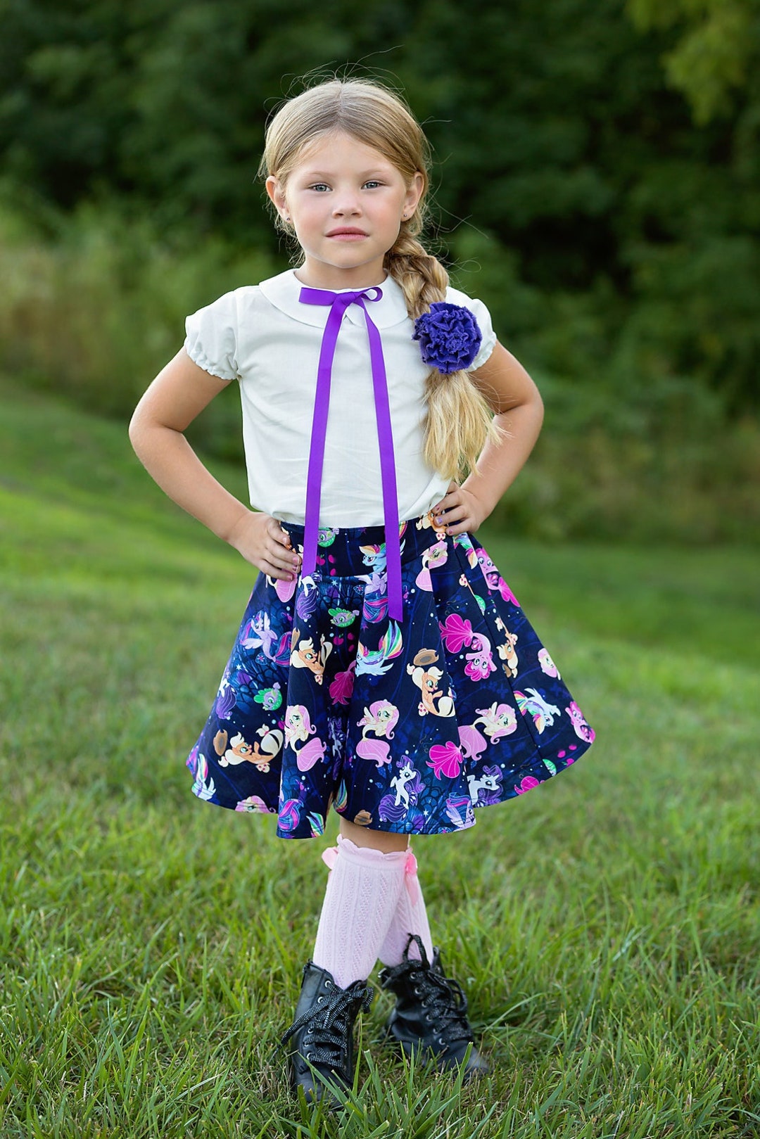 My Little Pony Twirl Skirt, Girls Character Dress, MLP Mermaid Movie ...