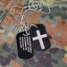 Custom Military Dog Tag Black Oxide Aluminum Tags With Stainless Steel ...
