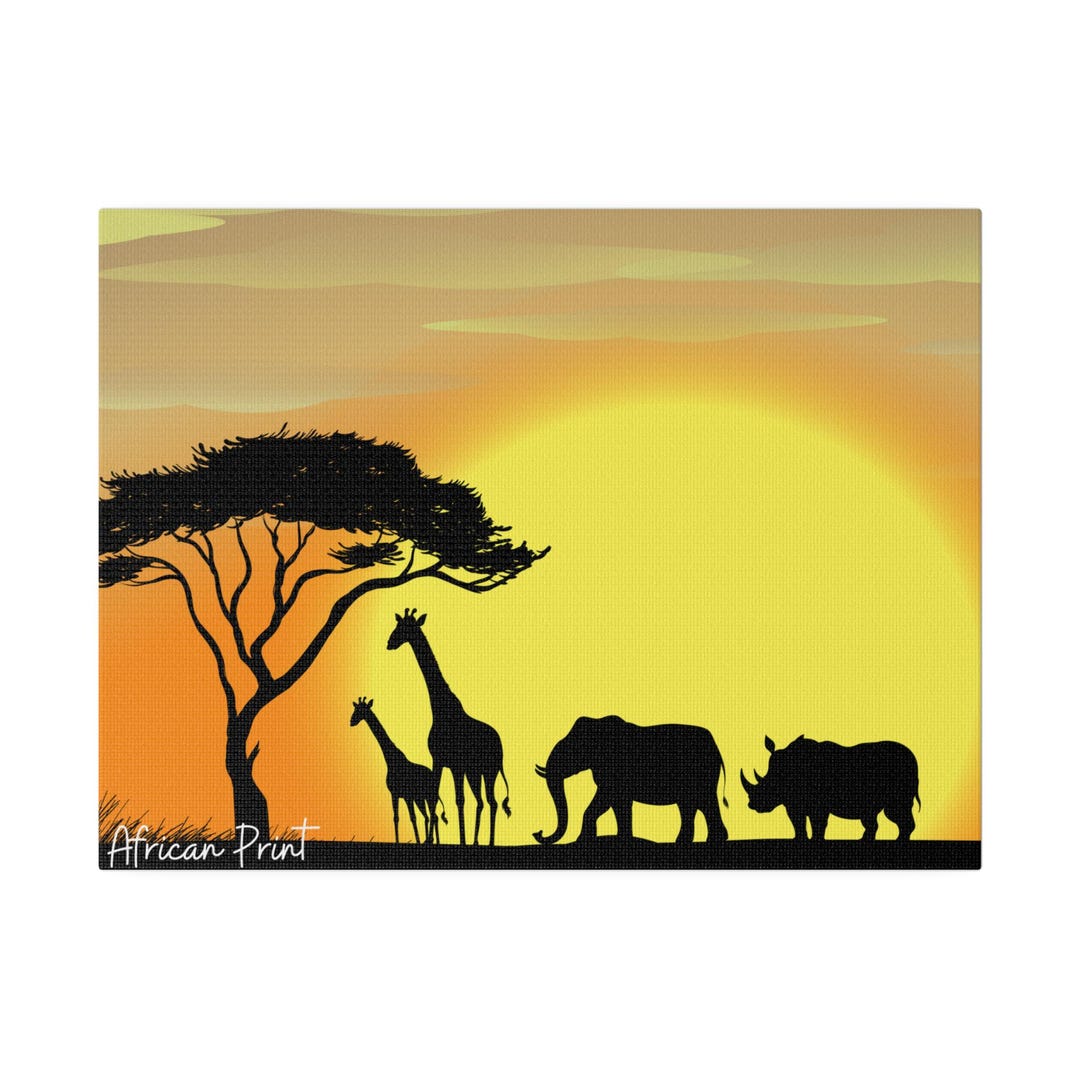 Matte Canvas, African Print Art - Etsy