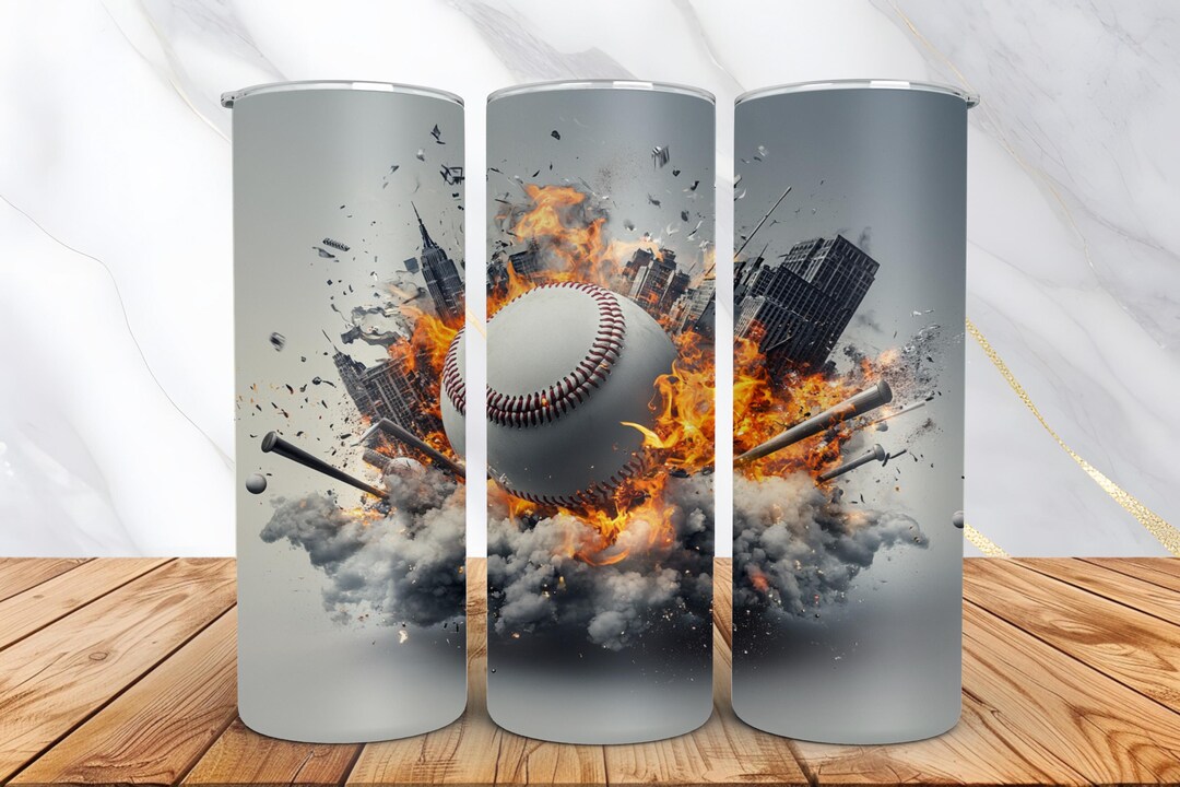 Baseball Tumbler Wrap, 20oz Tumbler Wrap Baseball PNG, Skinny Tumbler ...