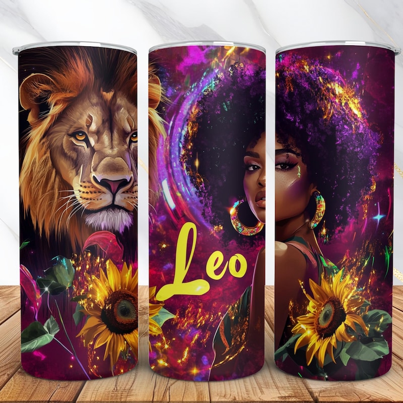 Leo Sign Wrap for Tumbler - Etsy