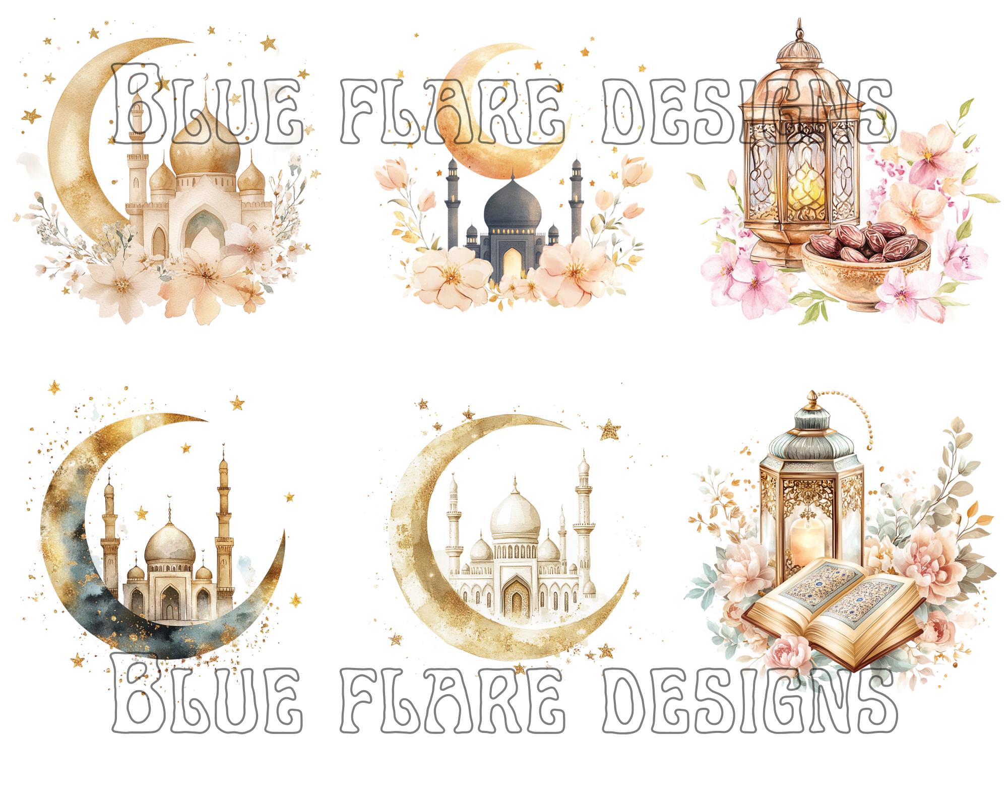 Ramadan PNG Clipart Bundle for Islamic Home Decor -islamic Sublimation ...