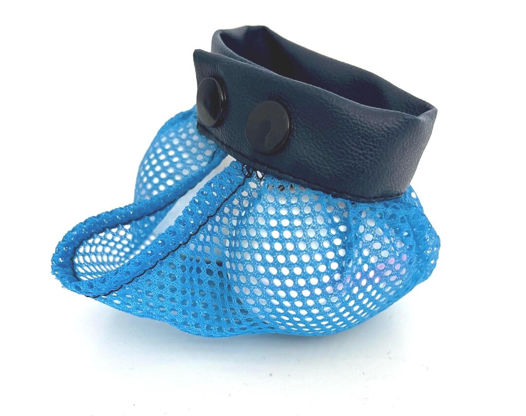 Ball Holder Made of Light Blue Mesh - Jewel Bag for Men, Sack Holder ...