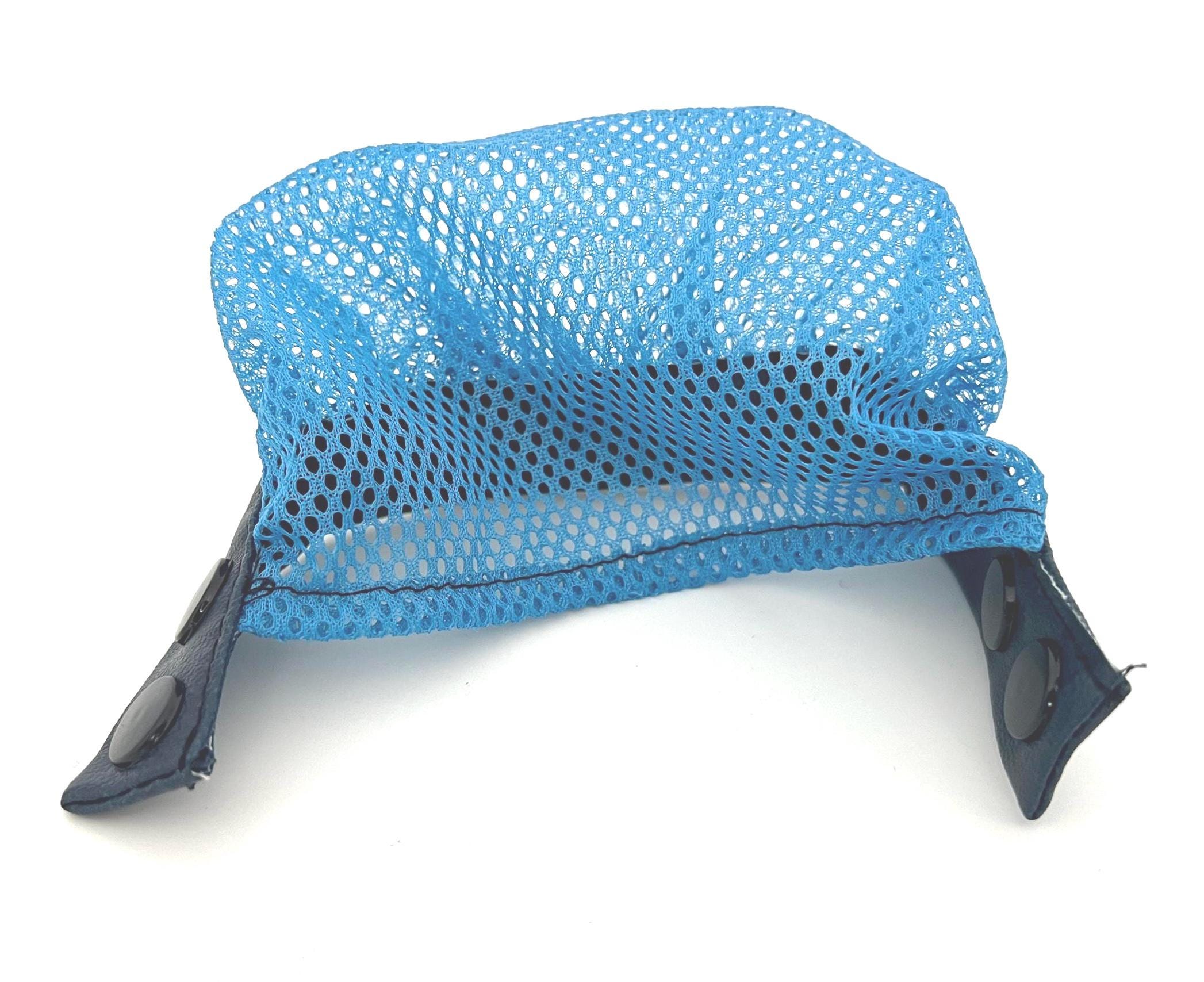 Ball Holder Made of Light Blue Mesh - Jewel Bag for Men, Sack Holder ...