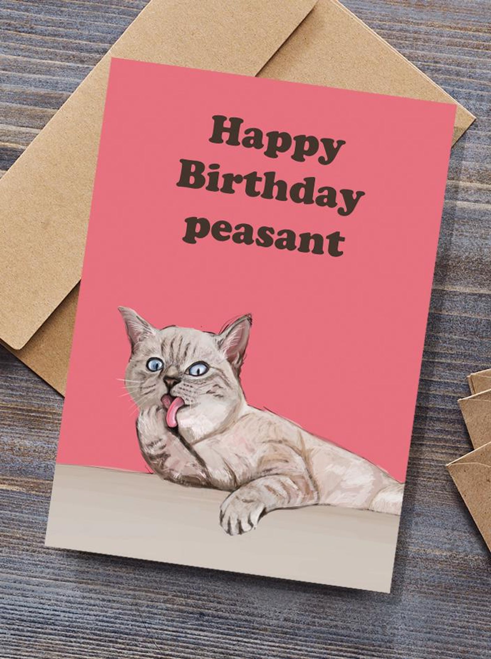 Happy Birthday Peasant Card - Etsy