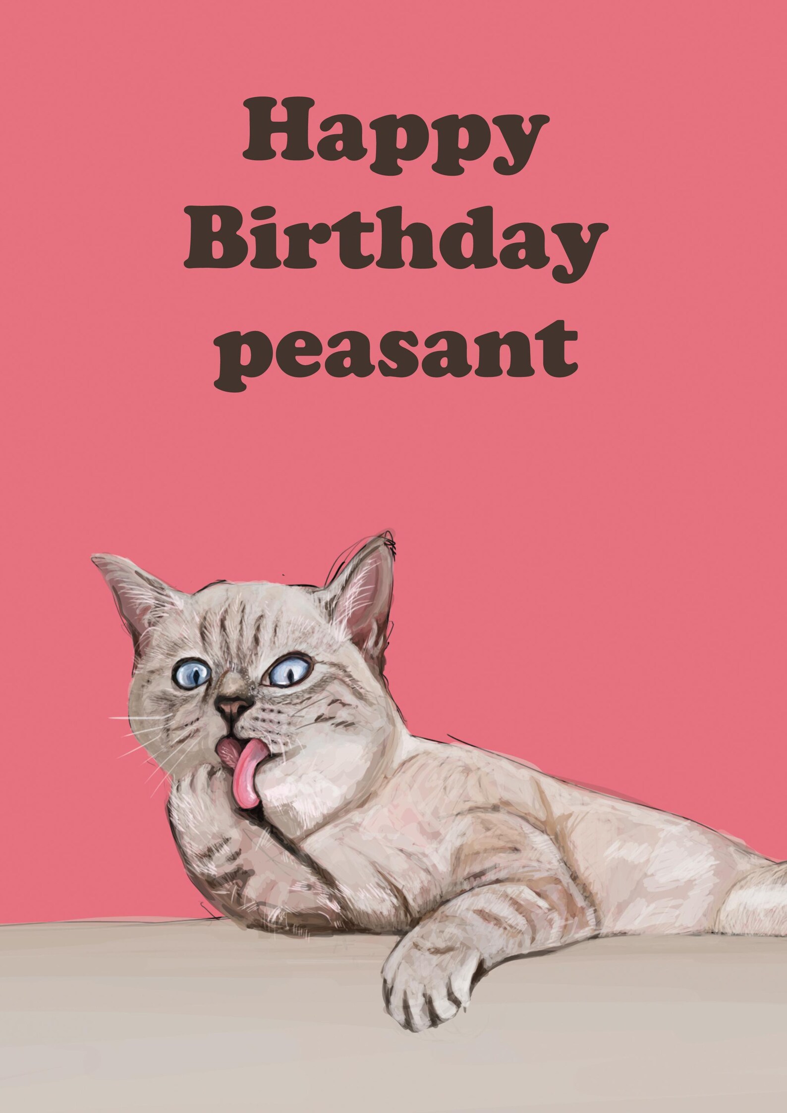 Happy Birthday Peasant Card - Etsy