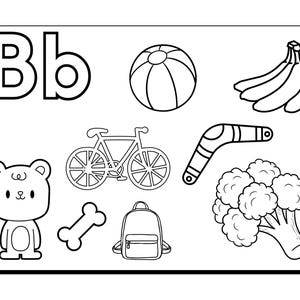 Alphabet Coloring Pages for Kids, Letters A to L, Fun Educational ...