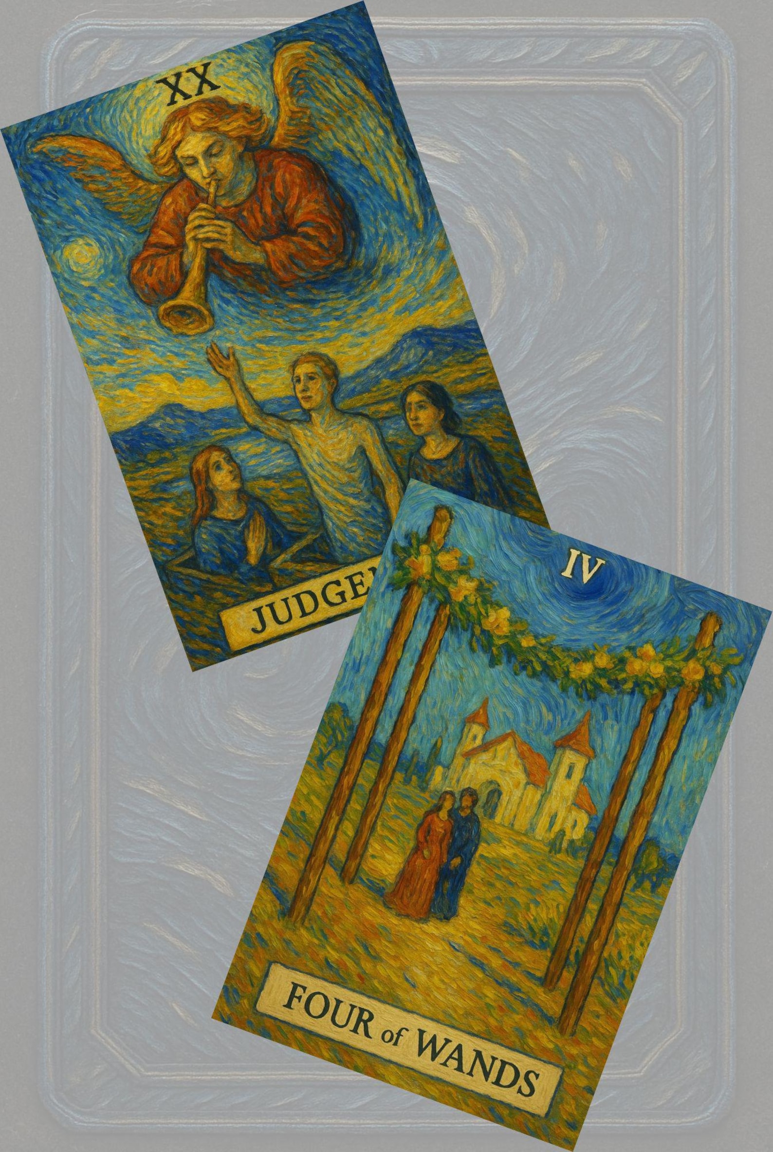 Van Gogh Tarot Deck: 78 Printable Major Arcana Cards (PNG Digital ...