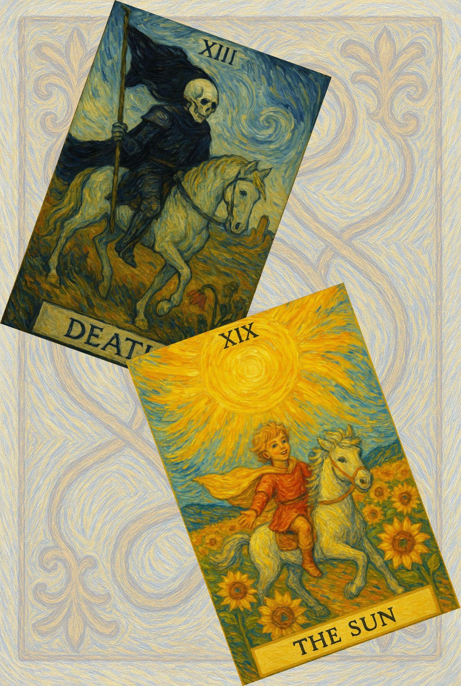 Van Gogh Tarot Deck: 78 Printable Major Arcana Cards (PNG Digital ...