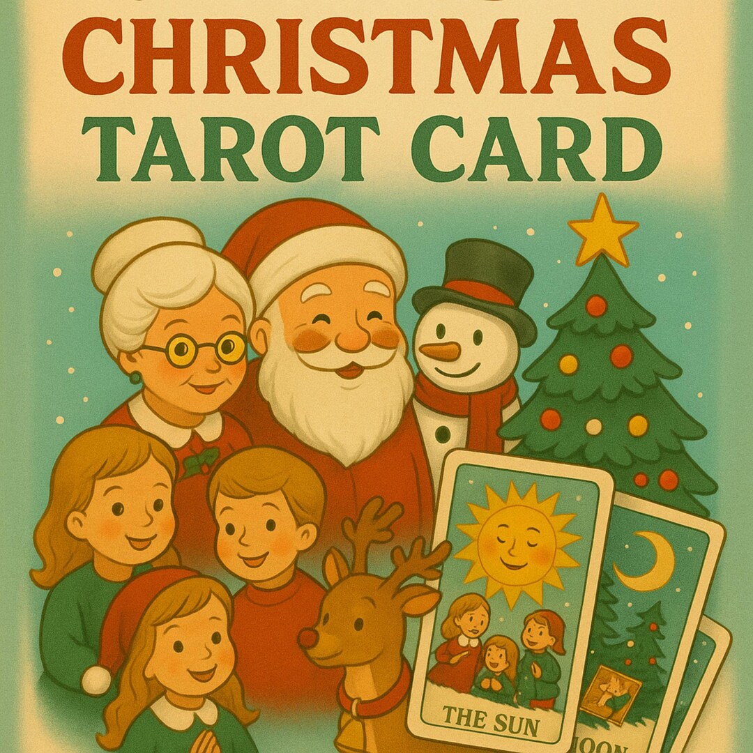 Retro Christmas Tarot Deck | 1950s Santa, Holiday Edition (digital ...