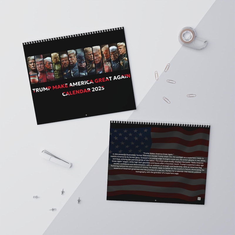 Trump Calendar 2025 - Etsy