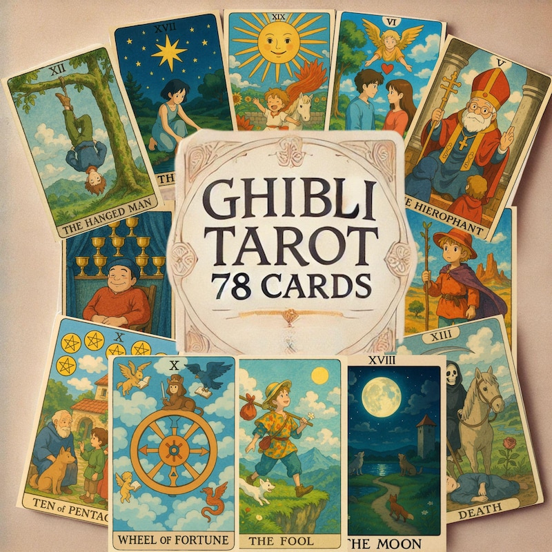 Cards Studio Ghibli Style - Etsy