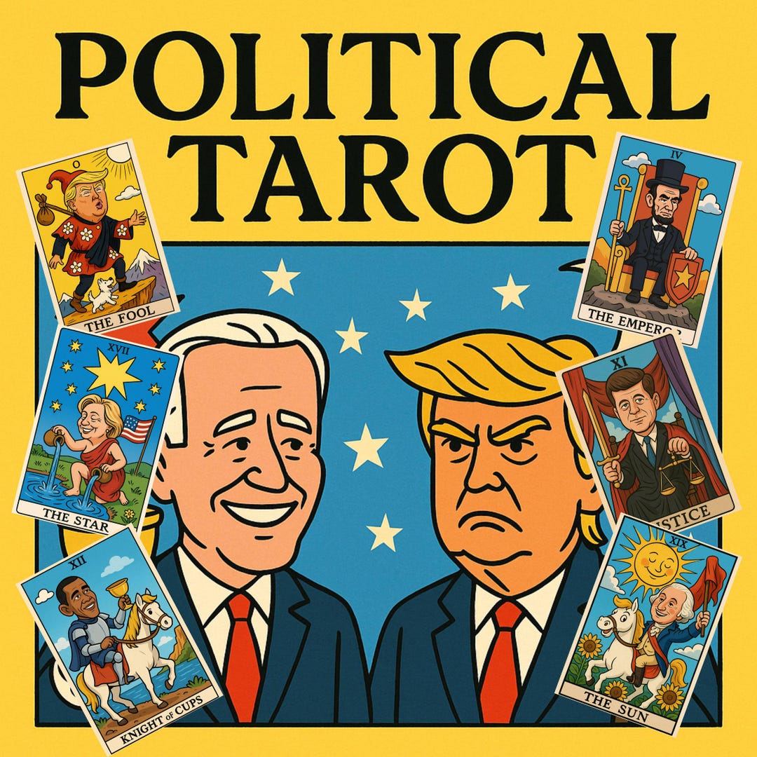 Made in USA, Political Tarot Deck, President Tarot, Politc Parody ...