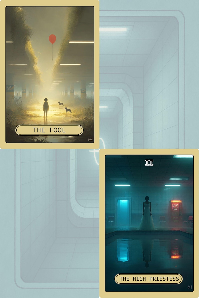 Dreamcore Tarot Deck: Surreal Liminal Space Digital Cards (PDF ...