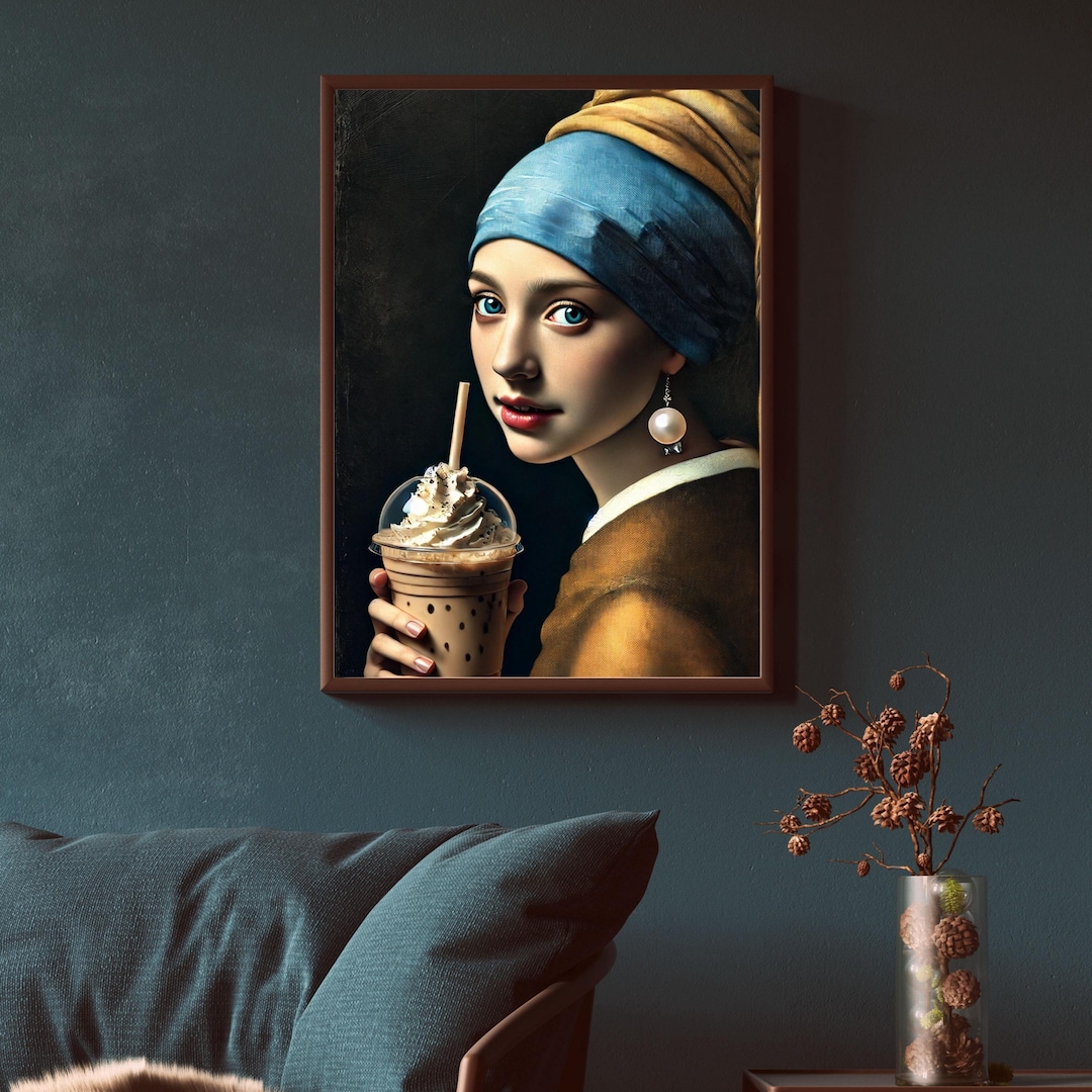 Girl With a Pearl Earring Funny, Girl With a Pearl Earring Alter Art ...
