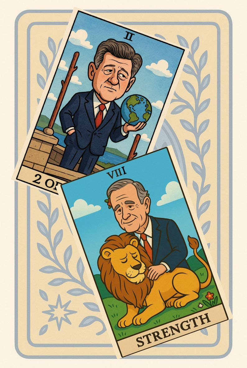 Made in USA Political Tarot Deck: Funny President Parody (digital Tarot ...