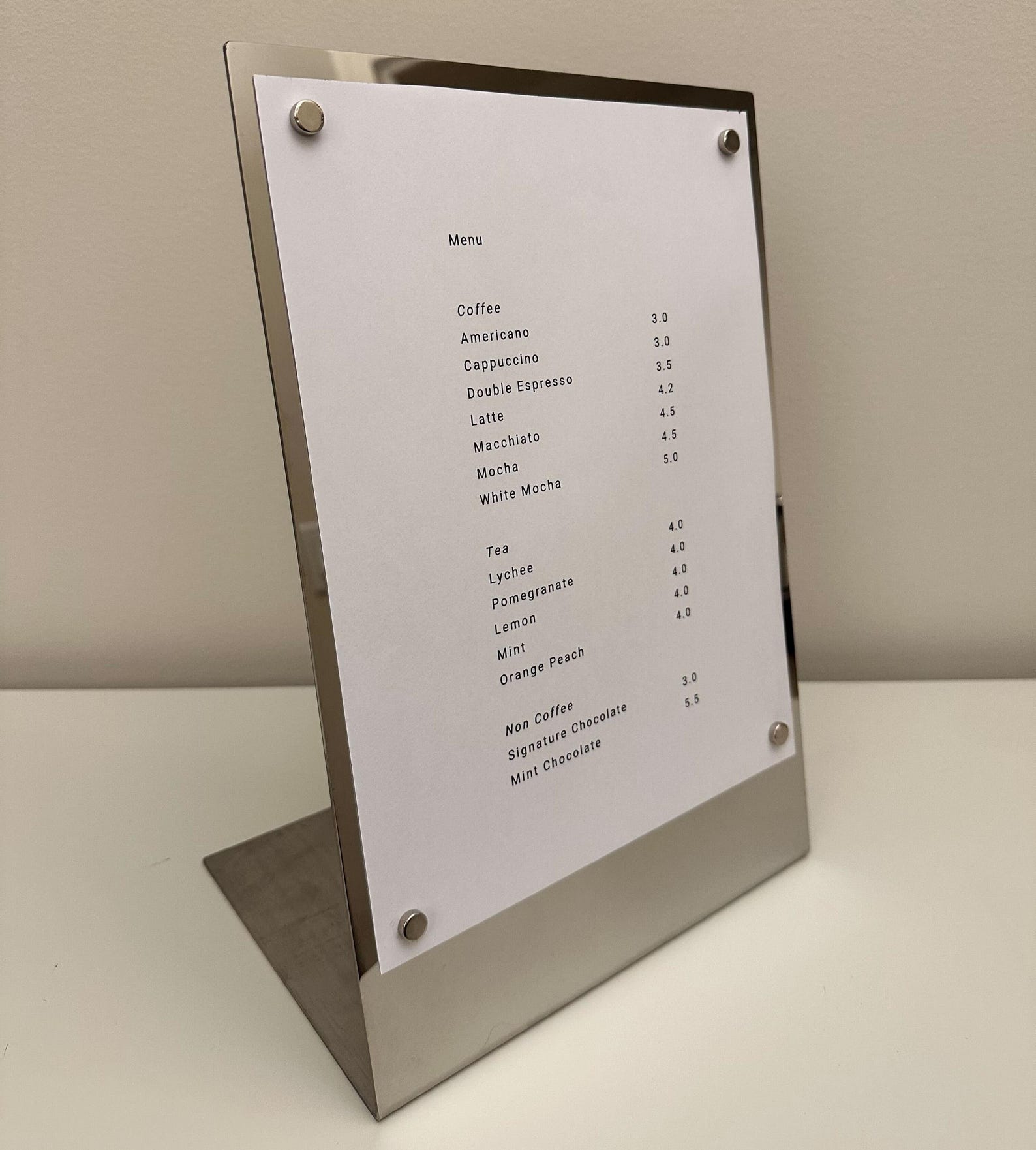 Stainless Steel Table Top Stand - Etsy