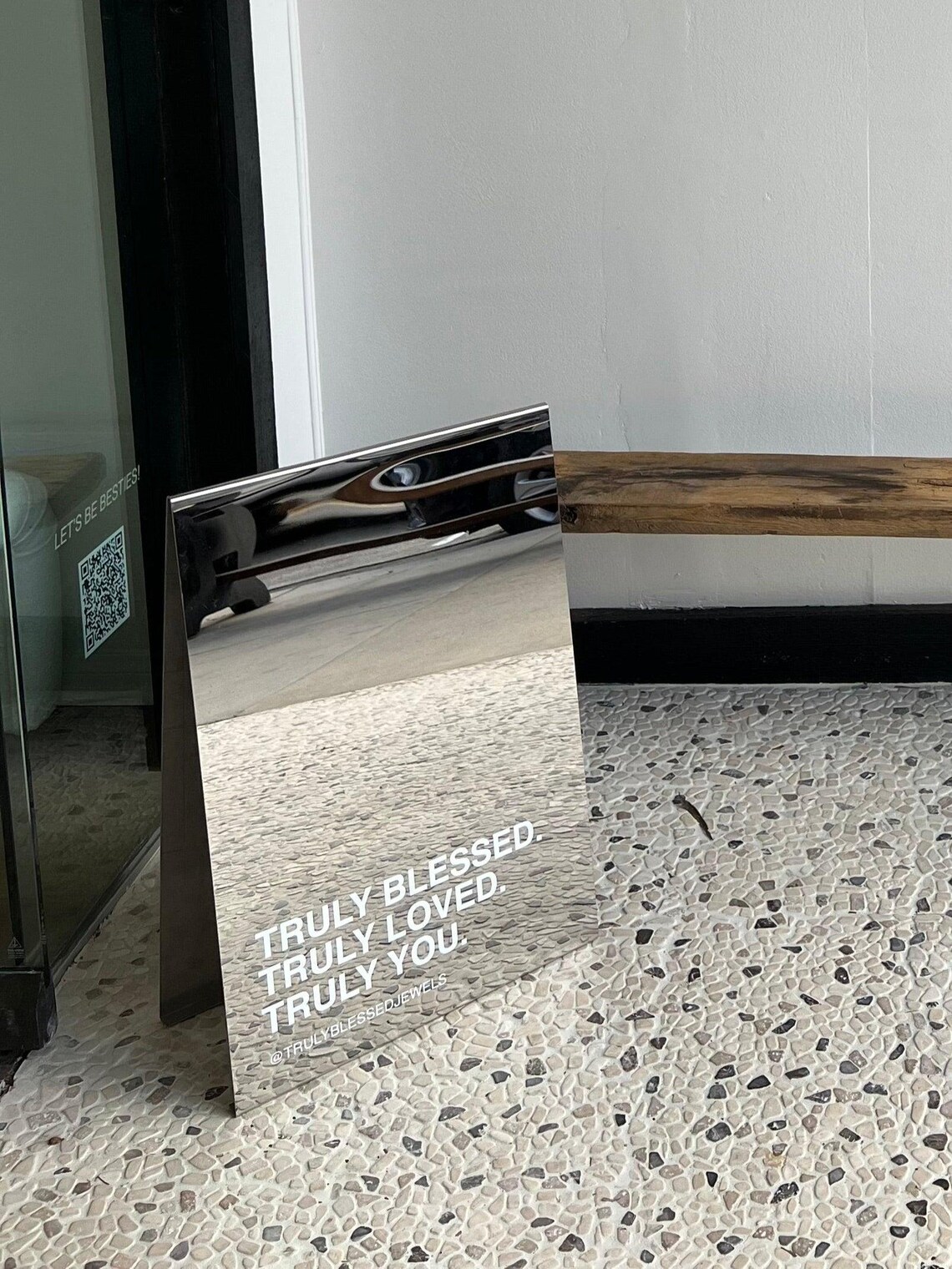 Mirrored Stainless Steel A-frame Sidewalk Sign - Etsy