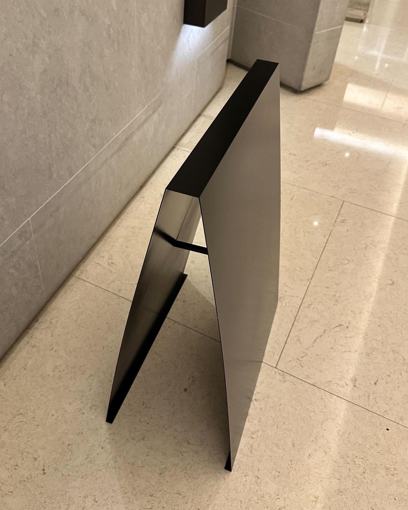 Flat-top Stainless Steel A-frame Sidewalk Sign - Etsy