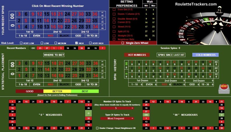 Ultimate Roulette Tracker - Etsy UK