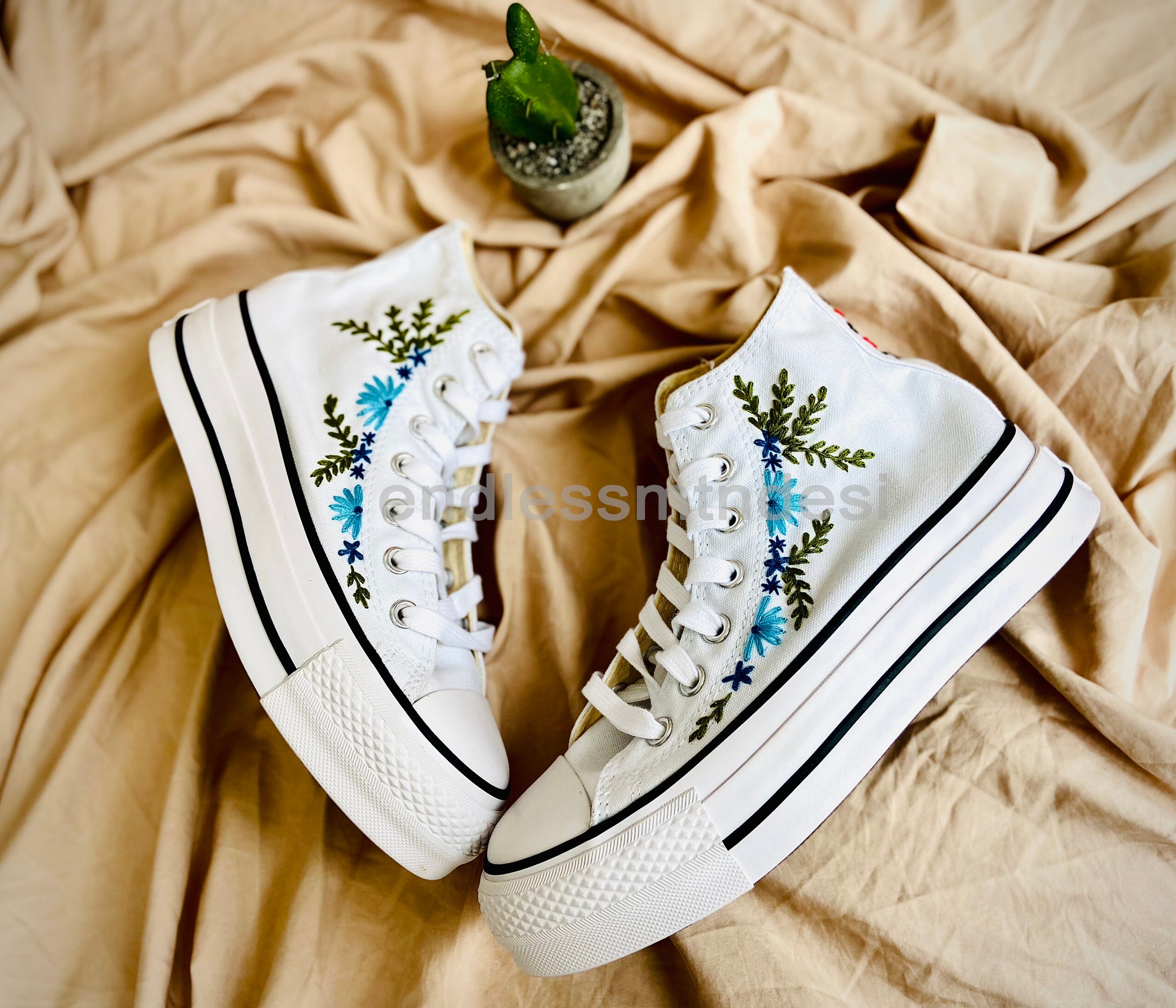 Navy Blue Converse Sneakers