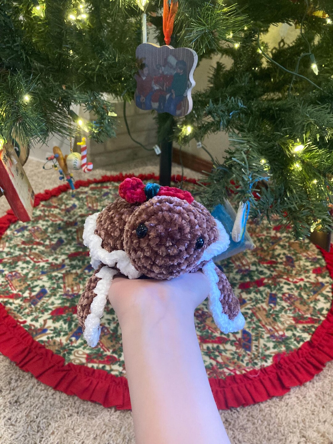 Crochet Gingerbread Turtle - Etsy