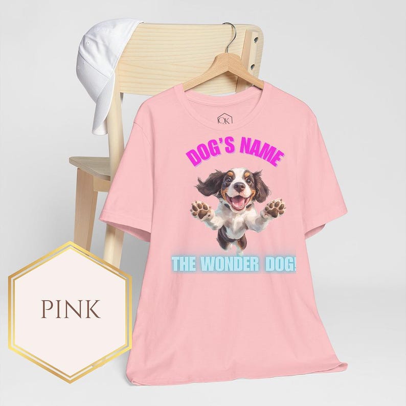 English Springer Spaniel the Wonder Dog! Personalised T-shirt Pet Name ...