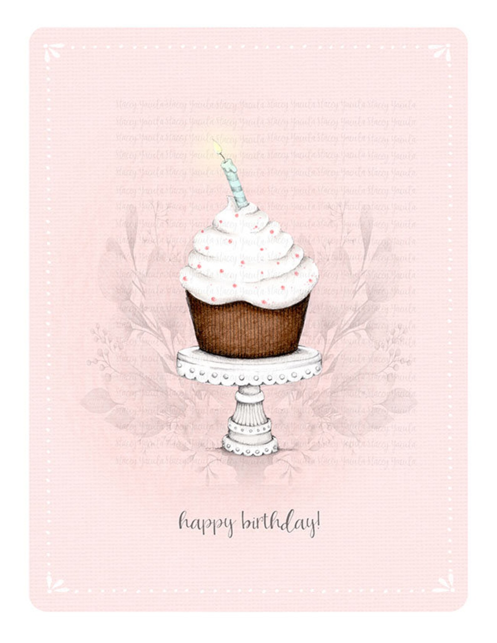 Cupcake Greeting Card Cupcake Birthday Card sweet - Etsy