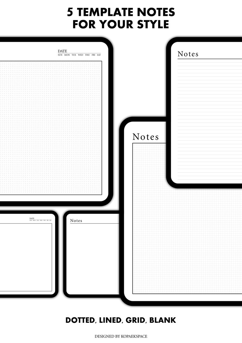White Digital Planner - Etsy