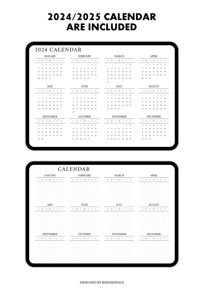 White Digital Planner - Etsy