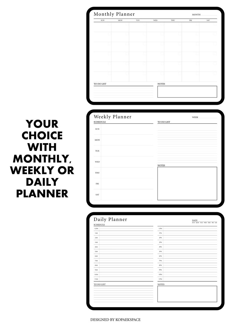 White Digital Planner - Etsy