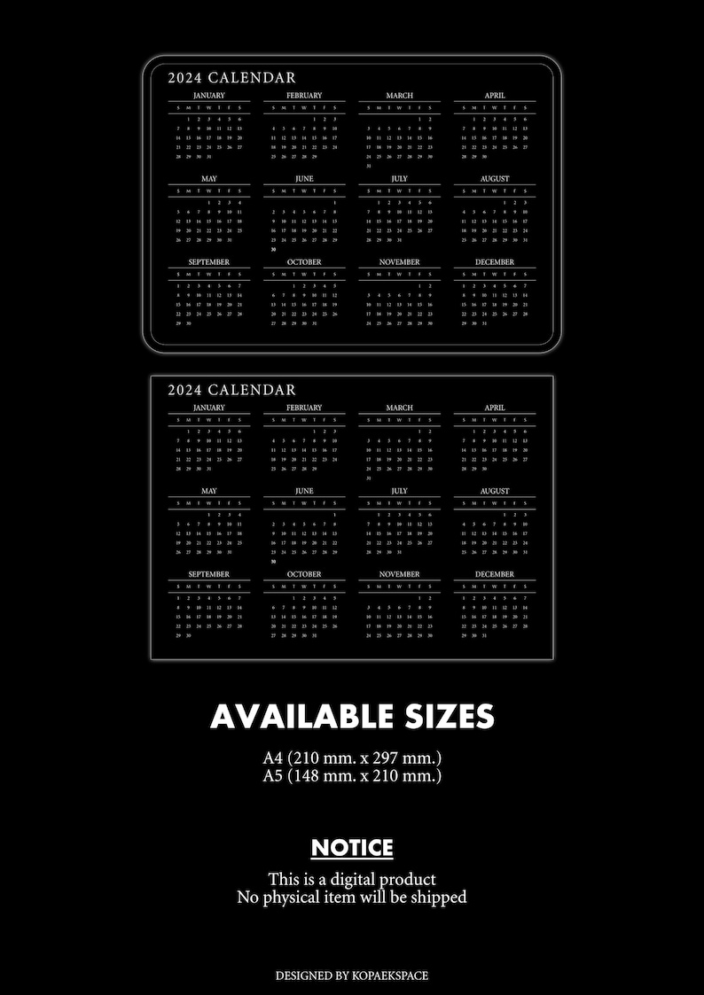 Black Digital Planner - Etsy