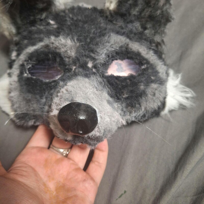 Therian Raccoon Mask - Etsy