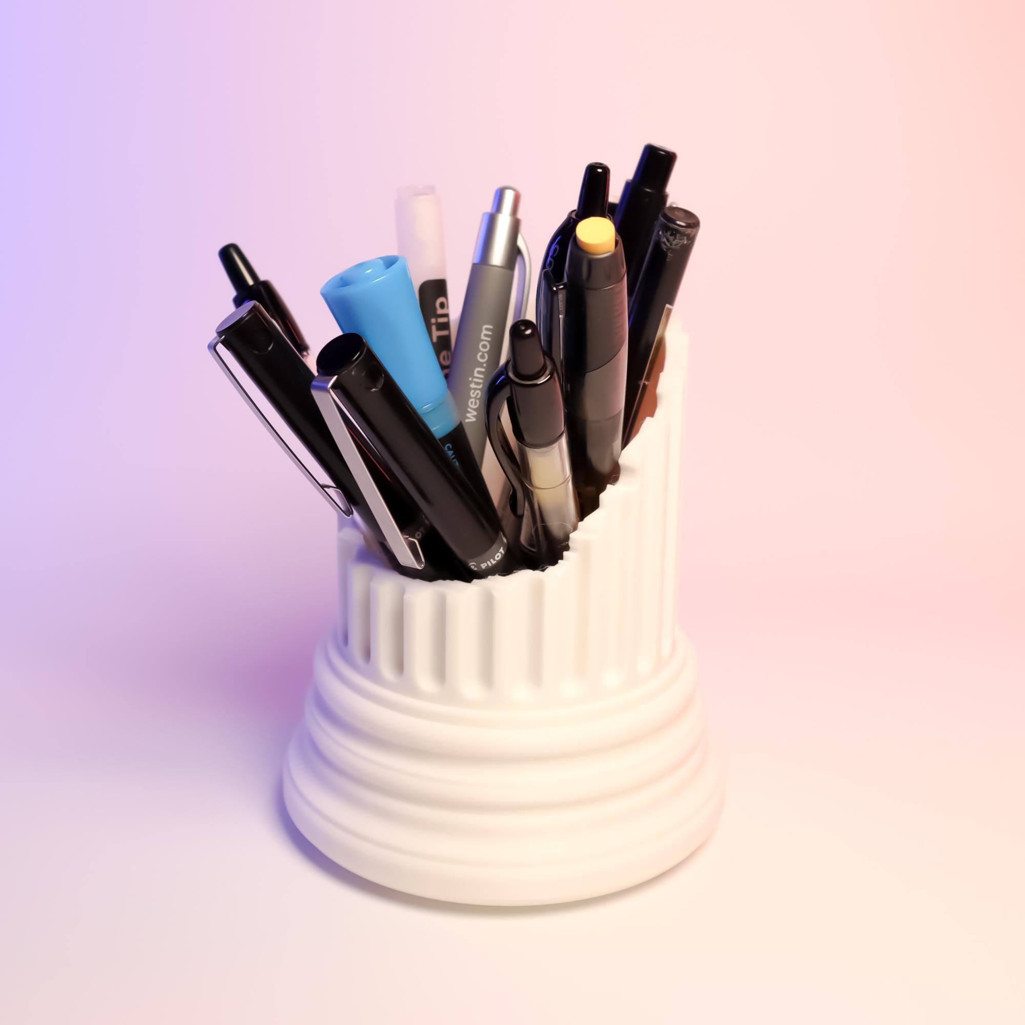 Roman Pillar Pen Holder: Ancient Rome Column Desk Decor - Etsy