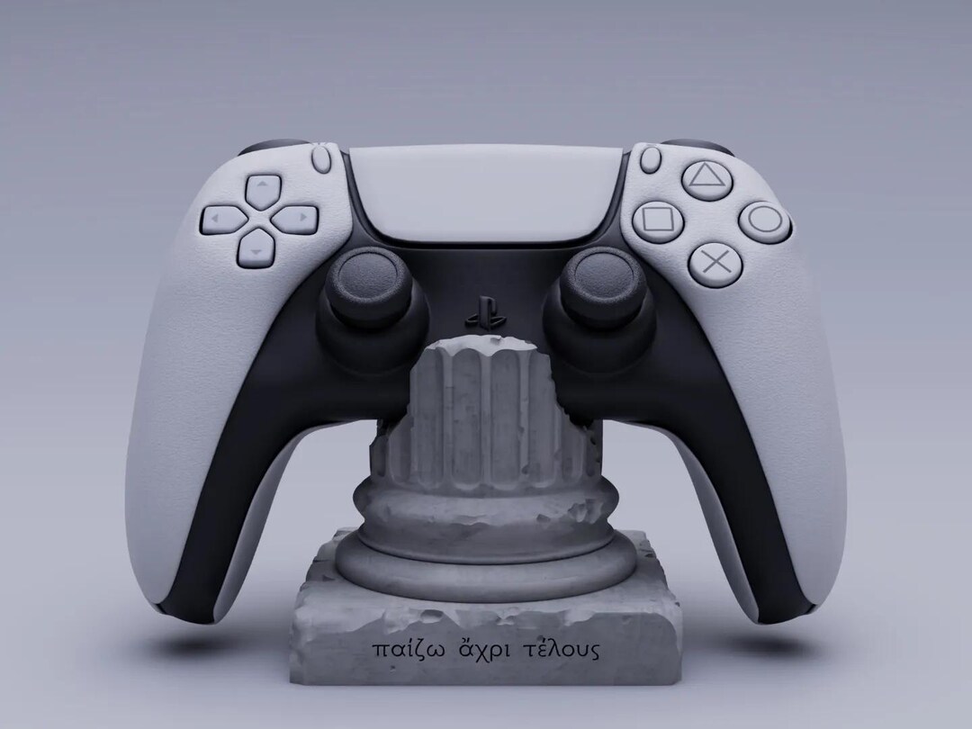 3D Printed PS5 Controller Stand – Greek Column, Gamer Gift - Etsy