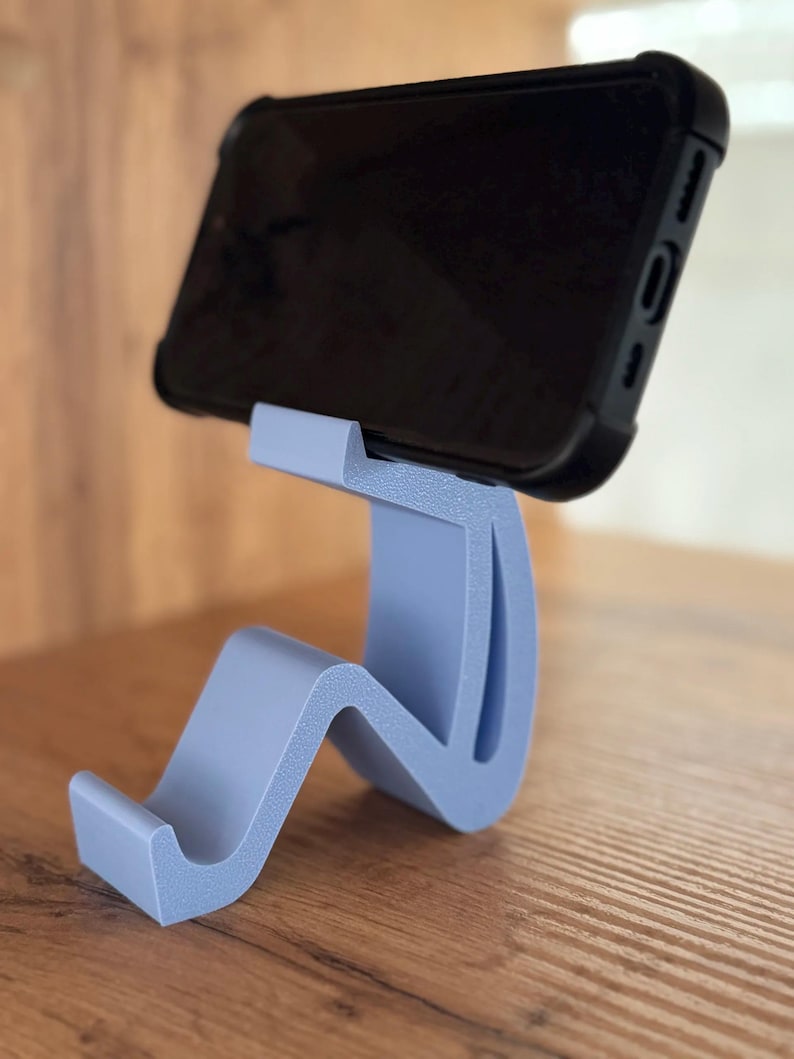 3D Printed Stick Figure Phone Holder: Quirky Desk Decor - Etsy